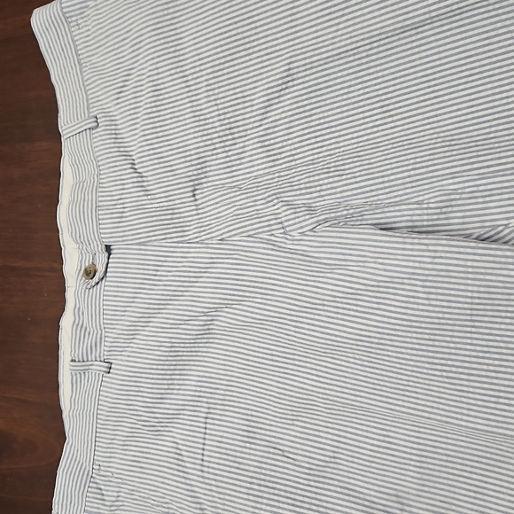 Stafford | Pants | Stafford Mens Striped Chinos Blue And White 4w X 30l ...